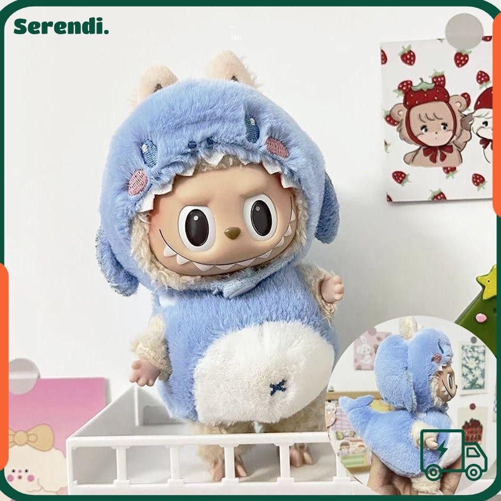 SERENDI Labubu Doll Clothes, Labubu Time To Chill Filled Multi-colored ...