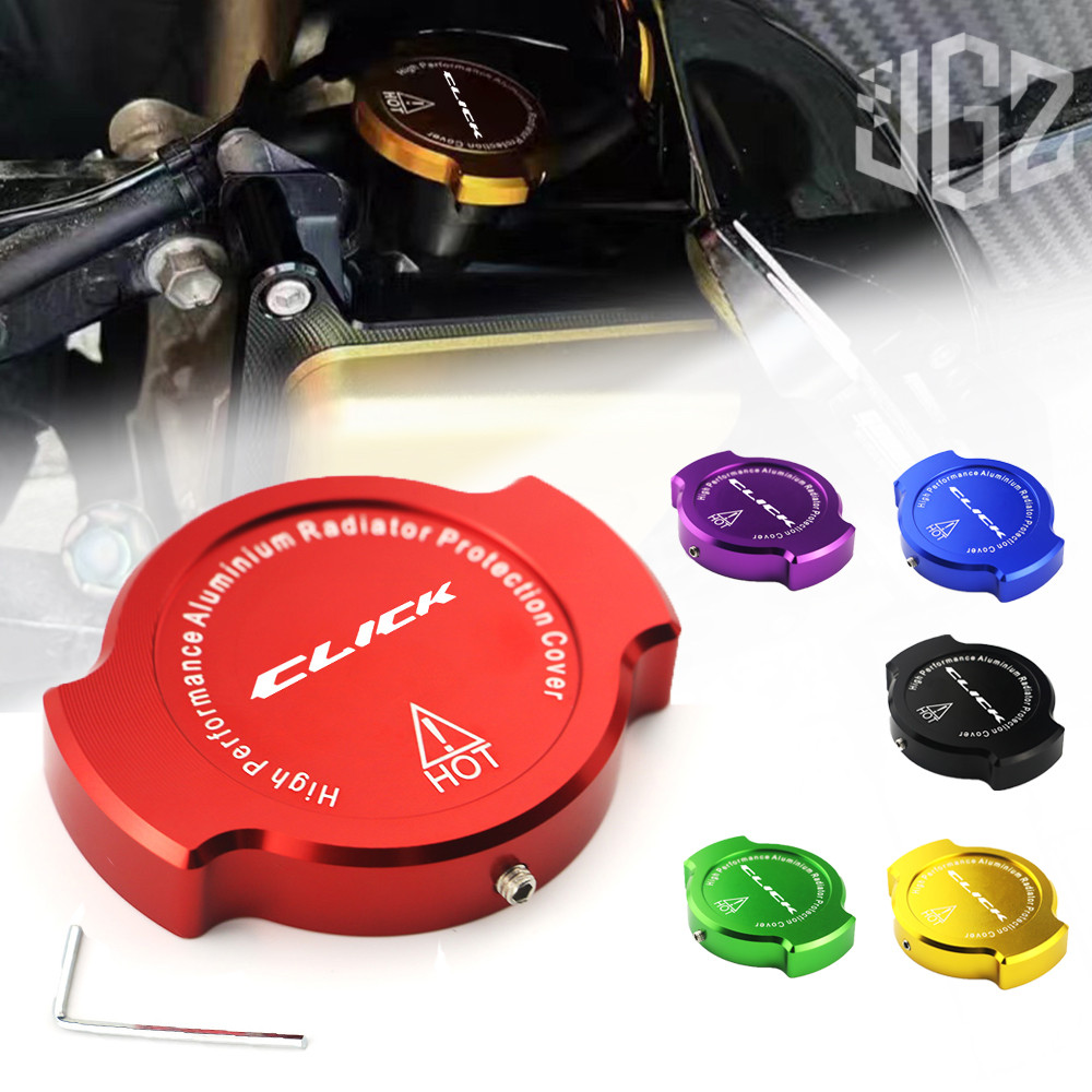 For HONDA Click 125 160 V1 V2 V3 Motorcycle Coolant Radiator Cover CNC ...