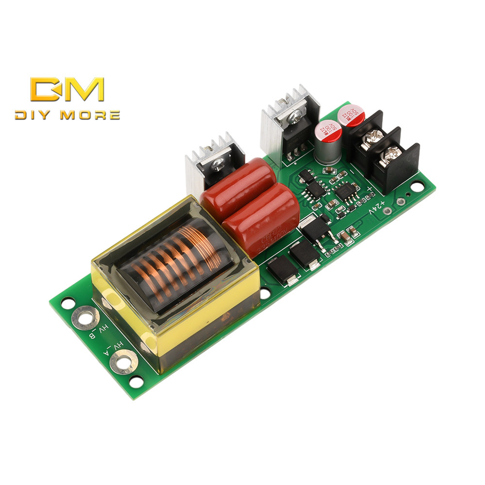 DIYMORE 12V/24V to 1KV/2KV High Frequency AC Output Booster Electronic ...