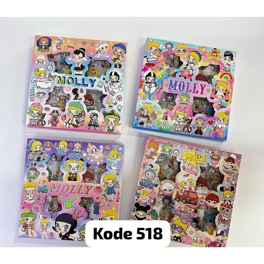 (MG) Molly Pop Mart Stickers, 100 Sheets | Shopee Malaysia