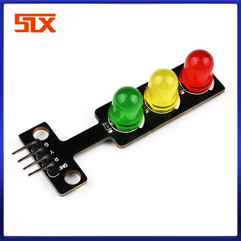 Traffic Light Red Yellow Green 5mm LED Display Module for Arduino ...