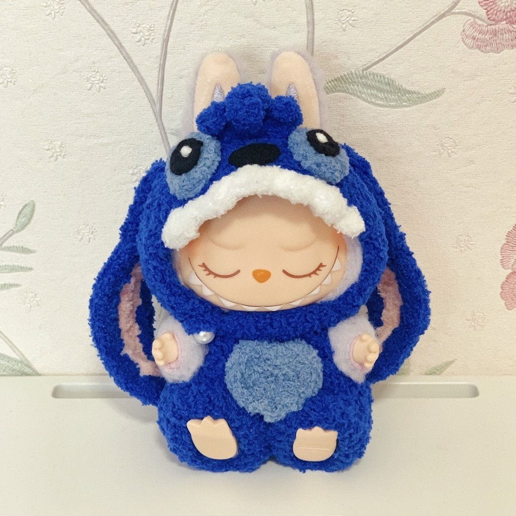 Labubu POP MART V2 15cm Plush Doll Pendant Stitch Set | Shopee Malaysia