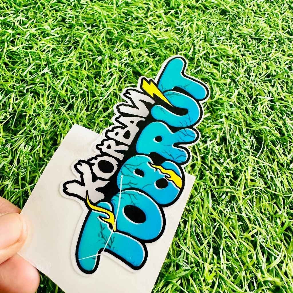 10cm x 4.5cm Tobrut Victim Sticker: Glossy & Hologram Vinyil with ...