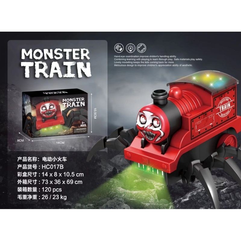 Minifigure Station Choo Choo Charles train toy can go back and forth ...