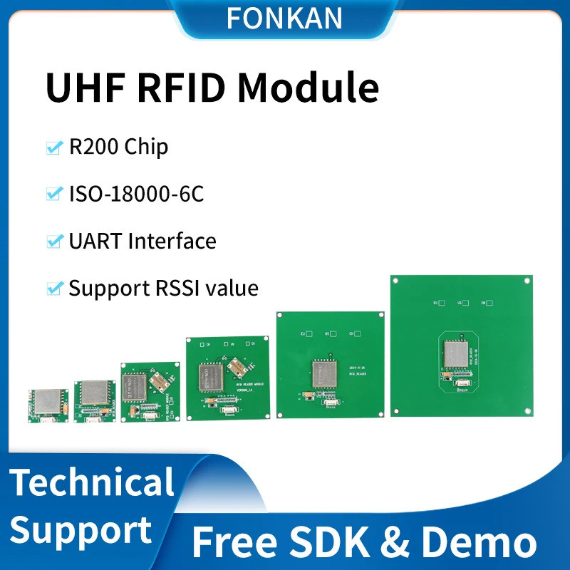 Modul RFID UHF Terbina dalam Pembaca RFID Cip R200 Modul Bersepadu ...