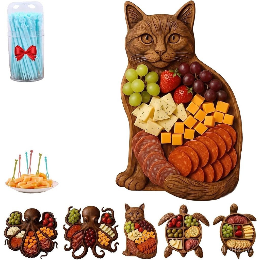 Pinggan Papan Charcuterie Octopus, Pinggan Tentakel Sotong Kraken ...