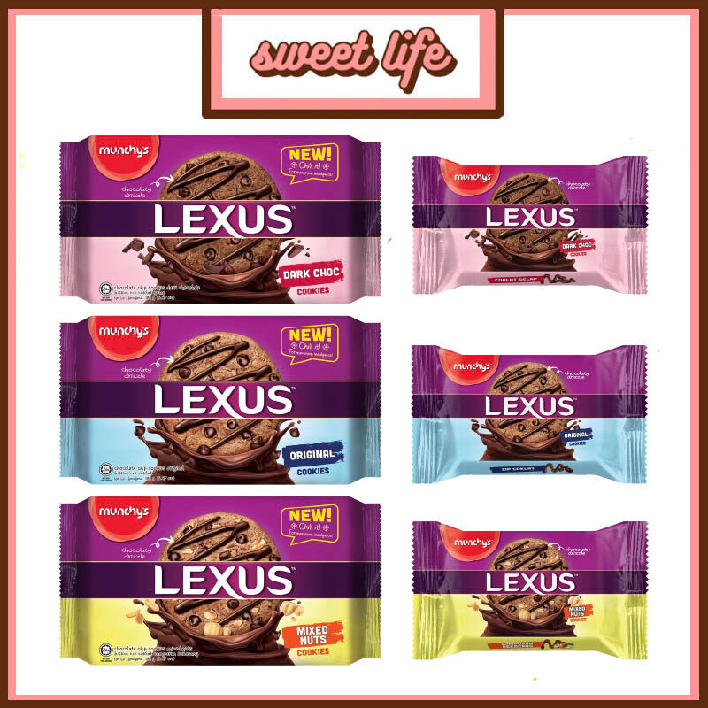 189G MUNCHY'S LEXUS COOKIES DARK CHOCO / MIXED NUTS / ORIGINAL 7 ...