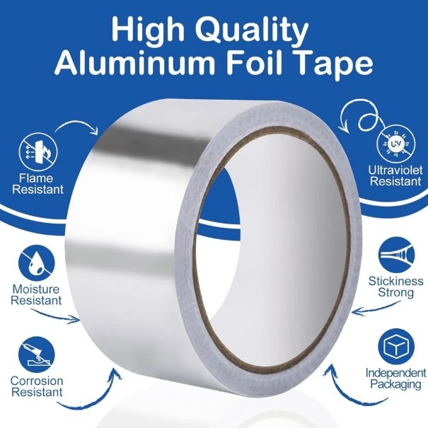 DFOdiy Aluminium Foil Tape Aircond Kitchen Aluminium Tape Exhaust Fan ...
