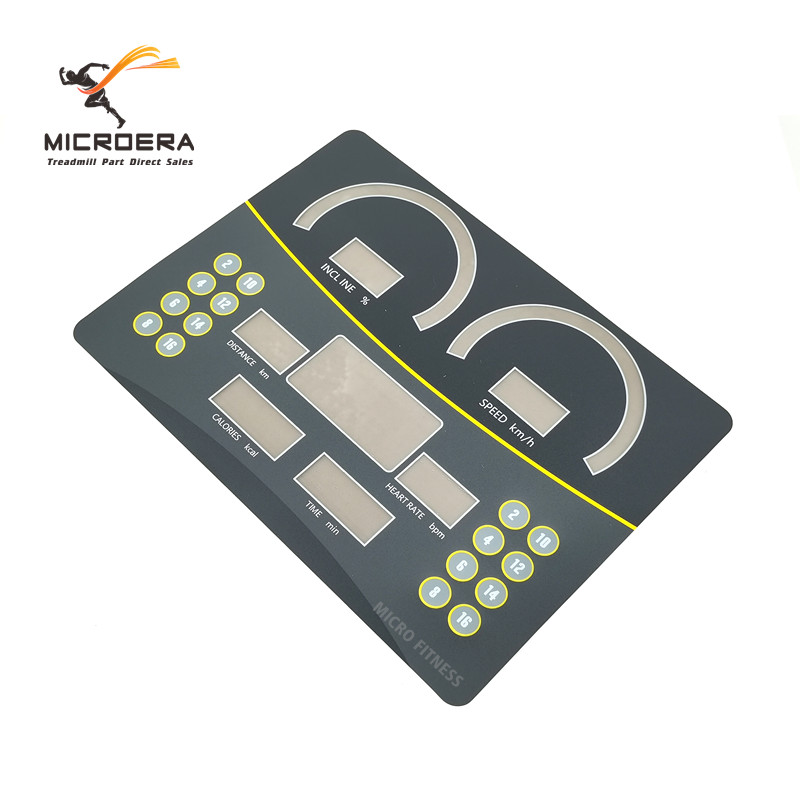 Treadmill Quick Start Stop Button keyboard Film MBH S900 BH Treadmill ...
