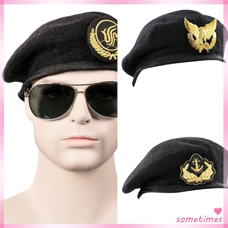 Time Professional Security Guard Beret Captain Golden Badge Designs for ...