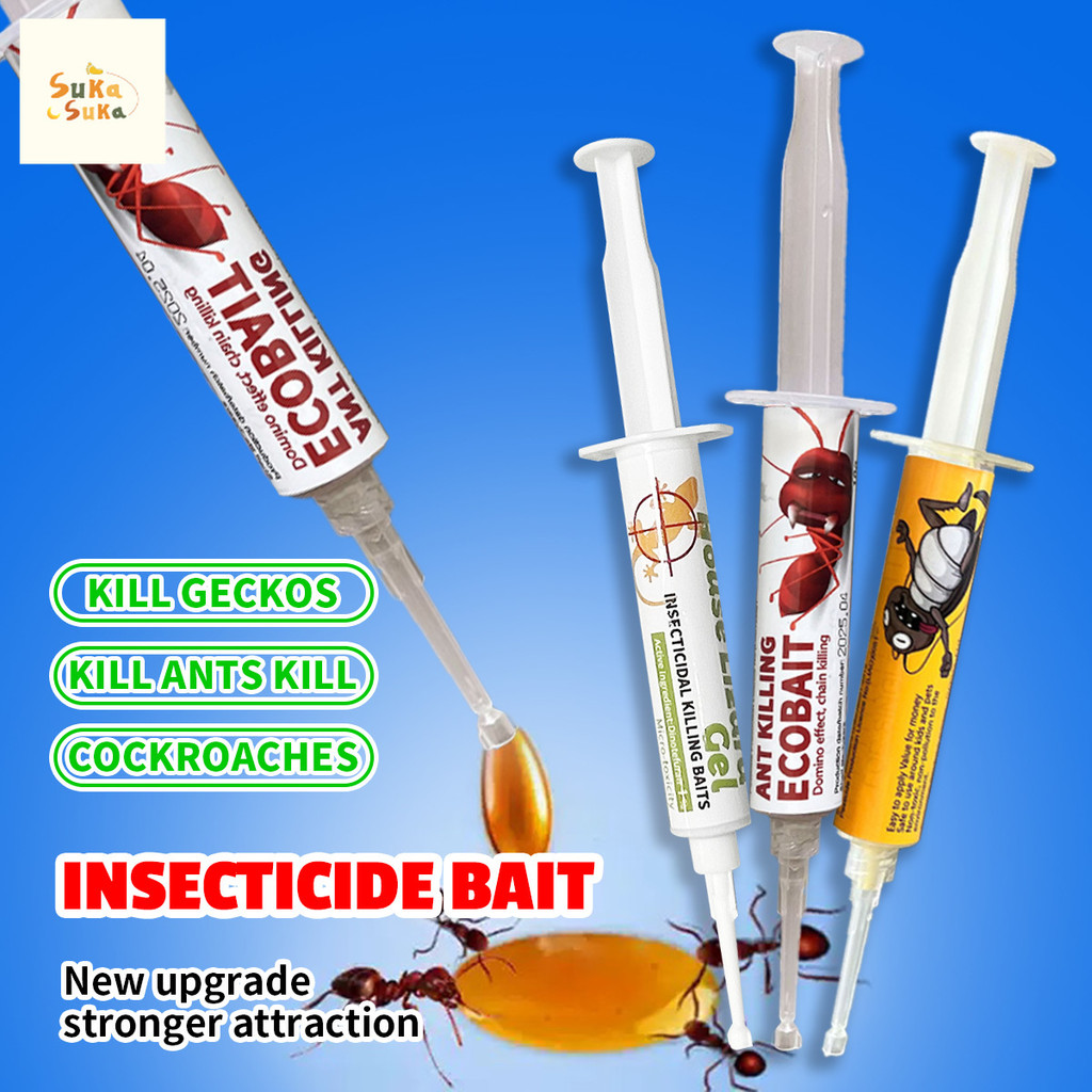 Insecticide Bait Ants Cockroach Killer Lizard Bait in Syringe Umpan ...