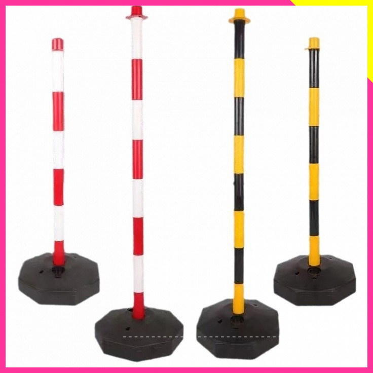 Road Barrier Pole Crash Isolation Bollard Emblems Barricade Cone With ...