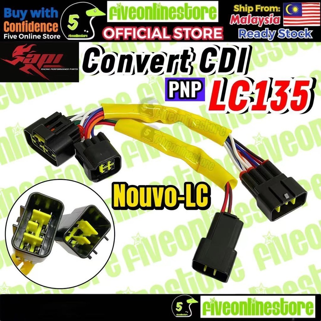 CDI Unit Converter Socket CDI PNP NOUVO-LC NOUVO LC CDI Cable | Shopee ...