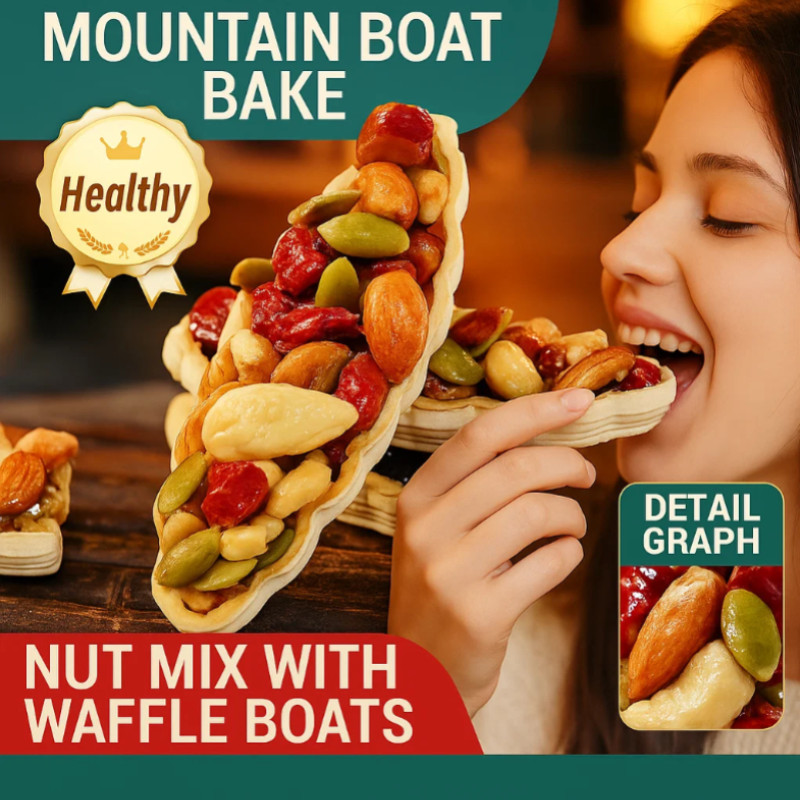 Snacks Boat Thin Crisp Eight Treasures Nut Tart Pastry Boat Tower Mixed ...