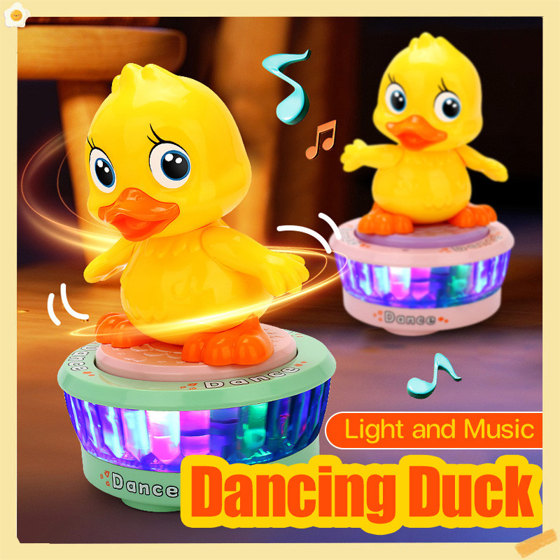 Dancing Duck Toy with Light and Music Electric Dancing Toy Educational ...