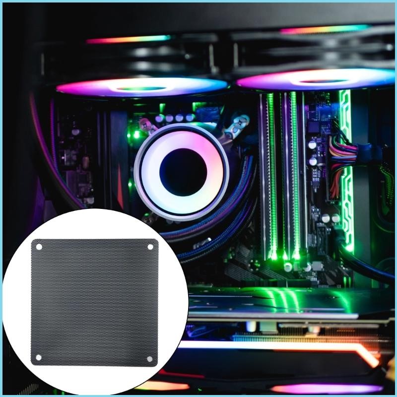 RUN 14x14cm PVC Dust Prevention Cover PC Case Fan Dust Filter for ...