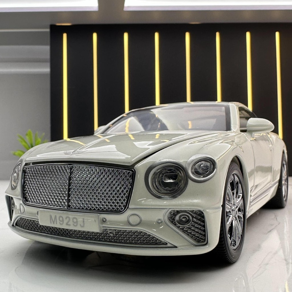 Model kereta aloi 1:24 Binli Continental GT kereta sport dengan bunyi ...