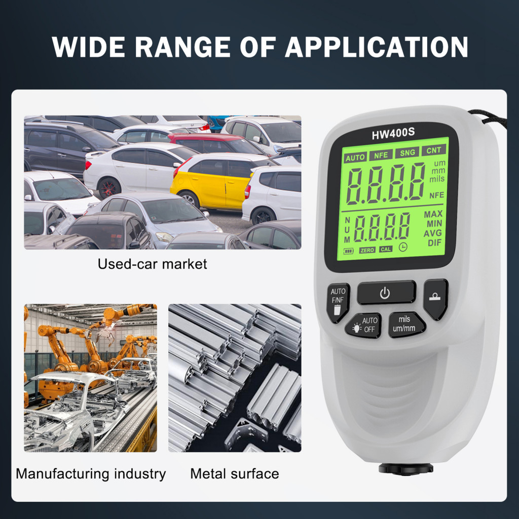 AMAR Fe/nfe Coating Gauge Portable Coating Thickness Gauge for Accurate ...