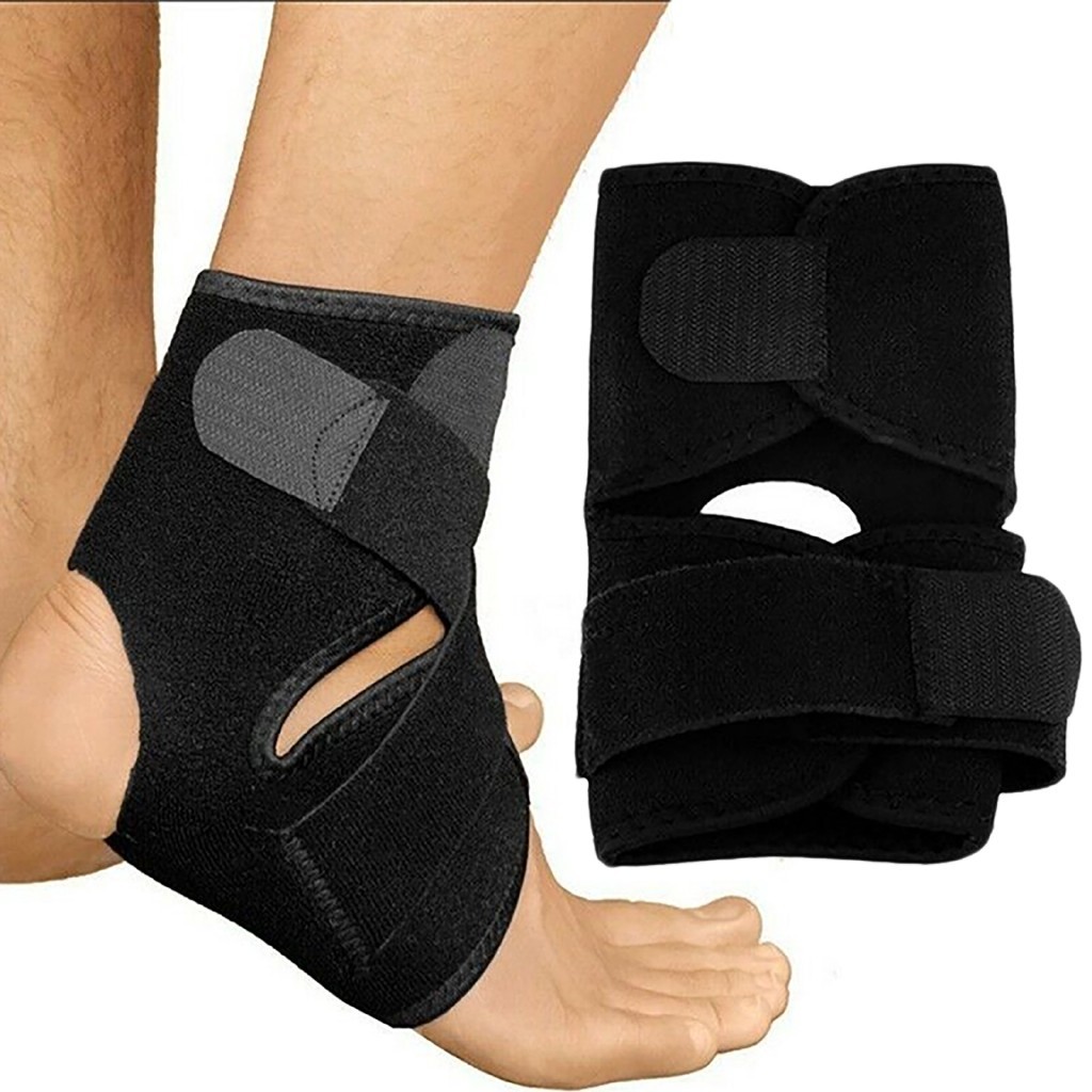 Ankle Brace Achilles Tendon Support Wrap Sleeve Adjustable Neoprene ...