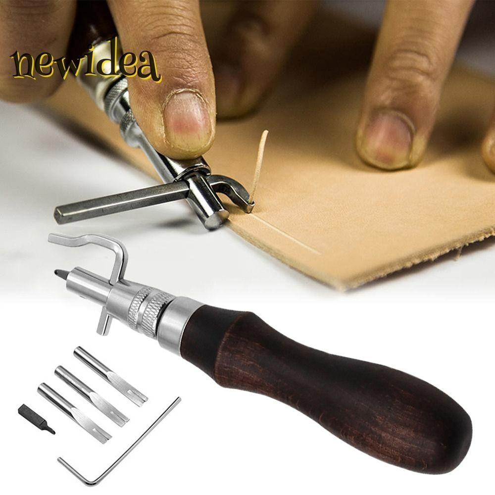 NEWIDEA Leather Edge Trimmer, 7 In 1 Trenching Edge Beveller Groover ...