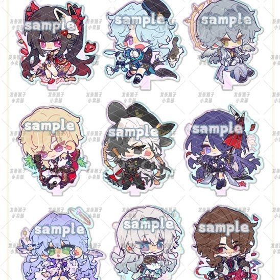 Aventurine Gift Toy Figures Acrylic Stand Anime Sunday Action Figure ...