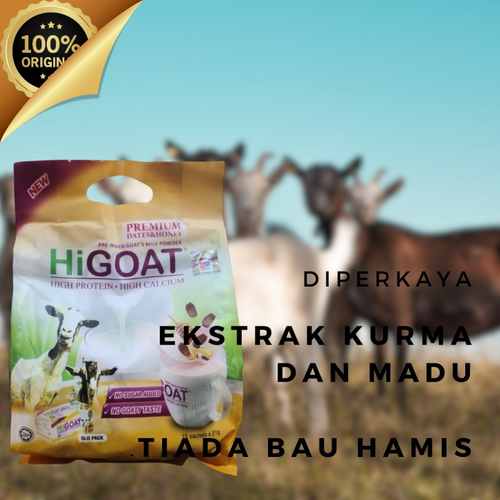 HiGOAT Premium with Dates and Honey (15 Sachets) | Shopee Malaysia