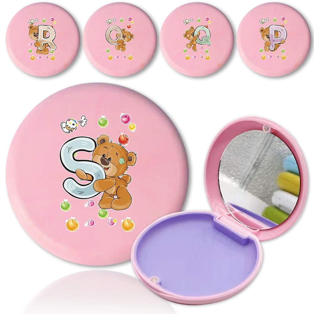Teeth Case Daily Bear Letter Pattern Denture Organizer Milk Teeth Box ...