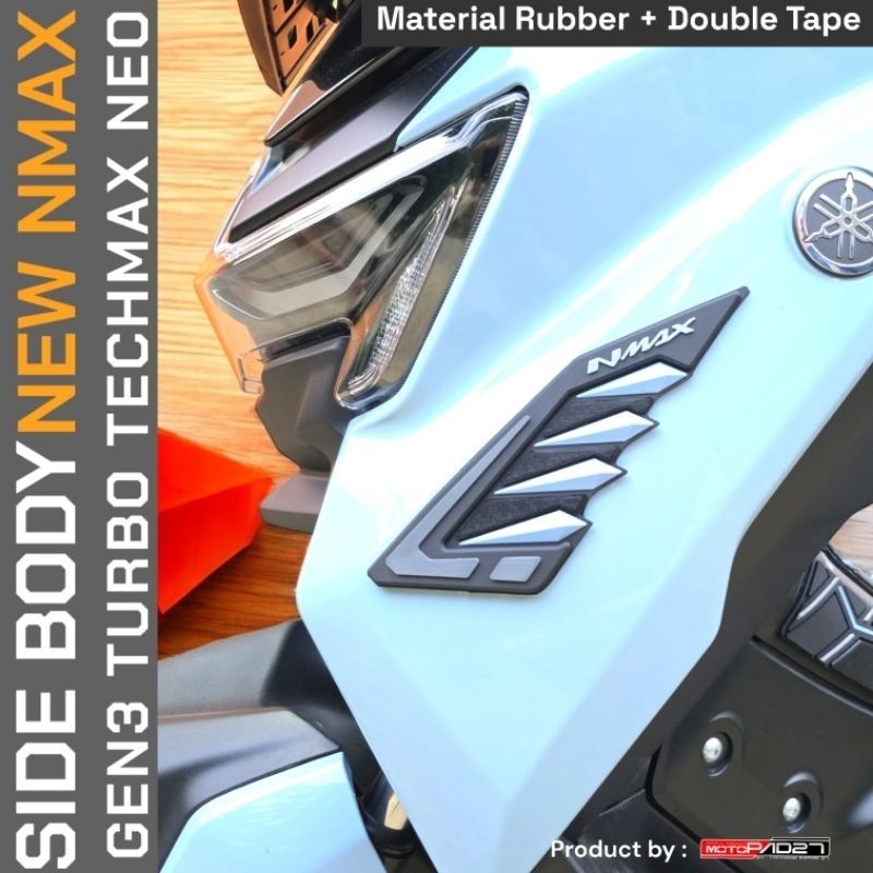 Side body rubber nmax turbo techmax neo premium motopad27 | Shopee Malaysia
