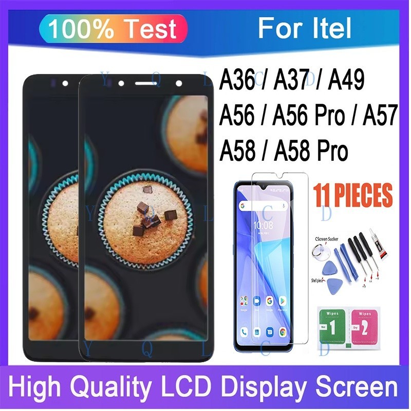 Original Itel A36 A37 A49 A56 A58 A56 Pro A57 A58 Pro LCD Display Touch ...