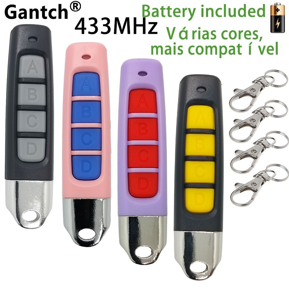 Kit2/1 Remote Control 433MHz with 4 Code Buttons Copy control for ...