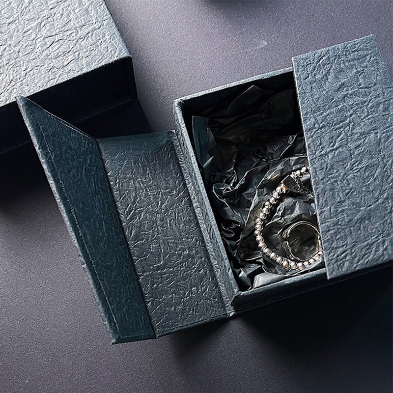 Magnetic Jewelry Box Earring Bracelet Ring Necklace Storage Gift Box ...