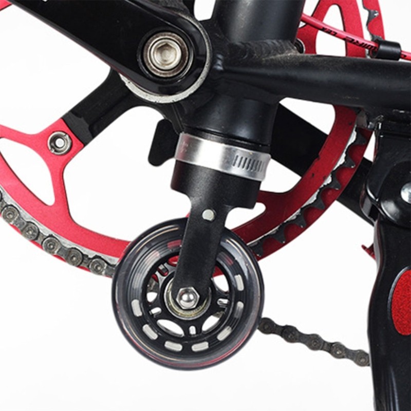 HL Folding Bike Auxiliary Roller Wheel Seatpost Easy Wheel Embedded ...