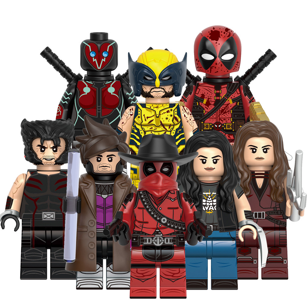 New Gambit Apocalypse Wolverine Cowboy Deadpool 2099 X-23 Elektra Block ...