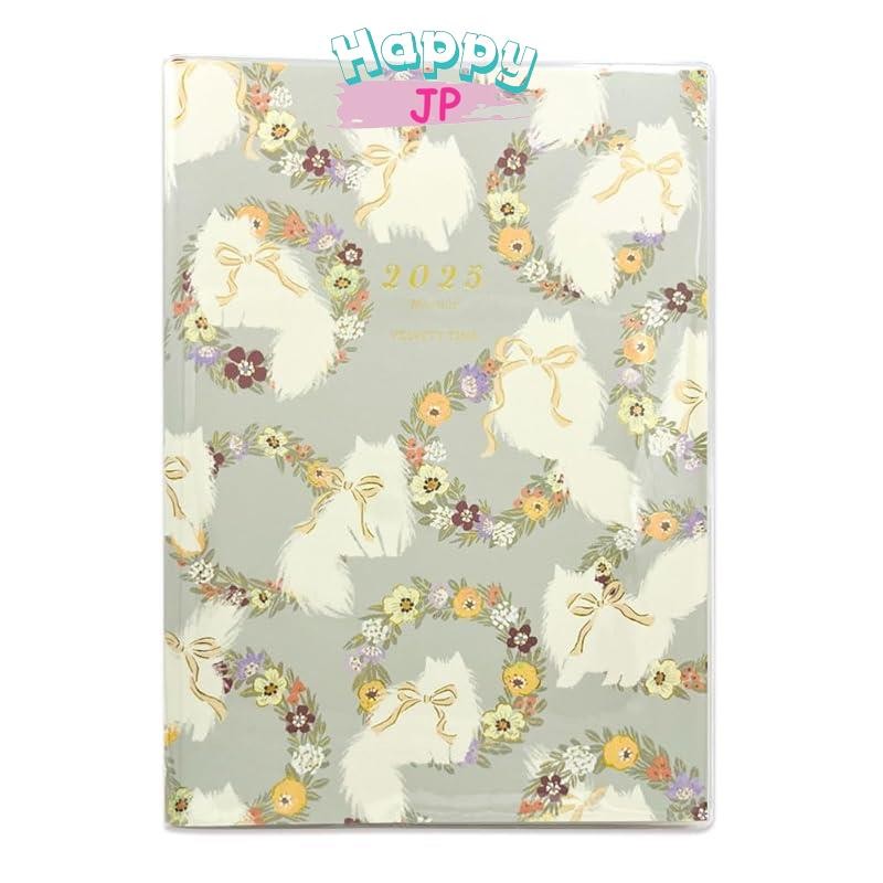 Closepin Tomoko Hayashi Diary 2025 B6 Monthly Romantic Cat (Blue ...