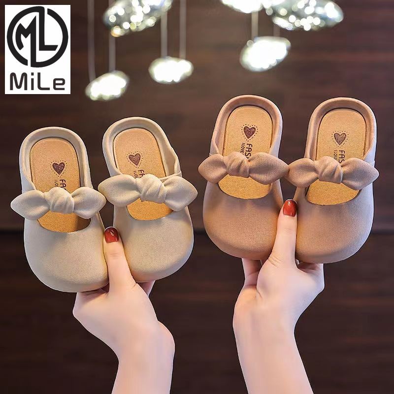 [ML] 24-35cm Children Cute Toe-Covered Shoes Girls Summer Outer Wear ...