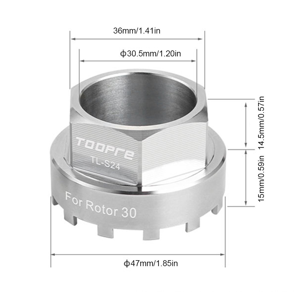 Bicycle Claw Locking Ring Removal Tool Chamfering Edge Hand Protection ...
