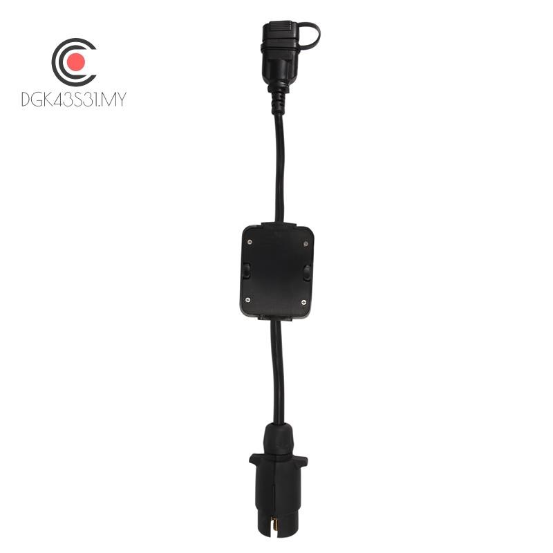 Trailer Connector Light Cable Converter Adapter European 7-Pin to ...