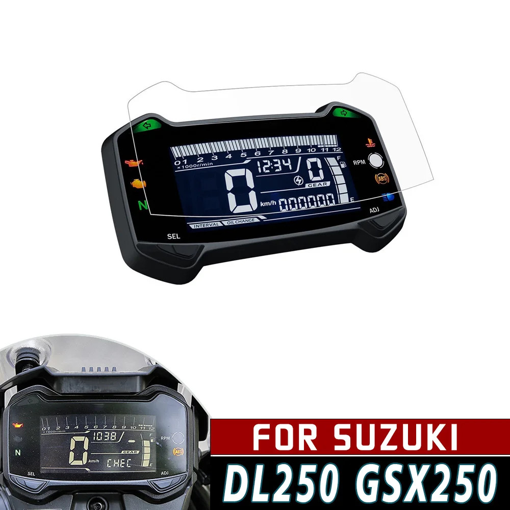 Vstrom250 Motorcycle Instrument Dashboard Speedometer Protection Film ...