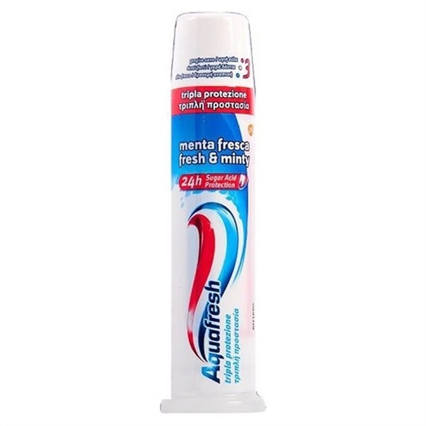 Aquafresh toothpaste 100ml Triple Protezione menta fresca tube type ...