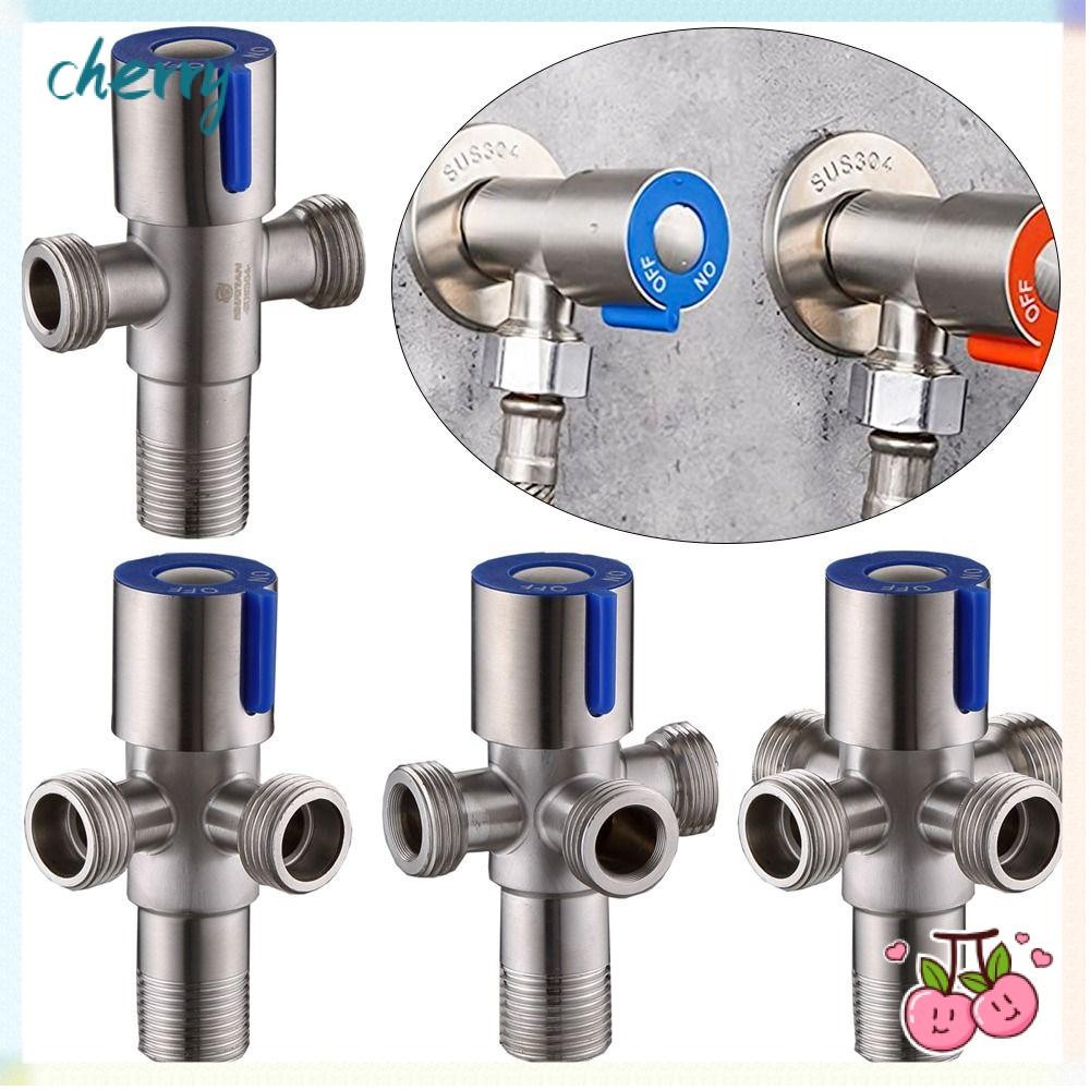 CHERRY Angle Valve Stainless Steel Thread Triangle Valve Hot and Cold ...