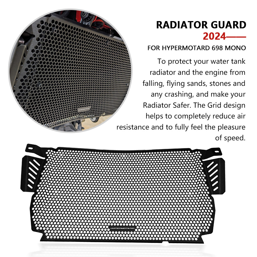 Motorcycle Accessories Radiator Grille Guard Protector Water Tank ...