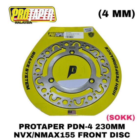 NMAX155 / NVX155 / NMAX 155 / NVX 155 PROTAPER FRONT DISC PDN-4 PDN 4 STD SIZE ( 230MM ...