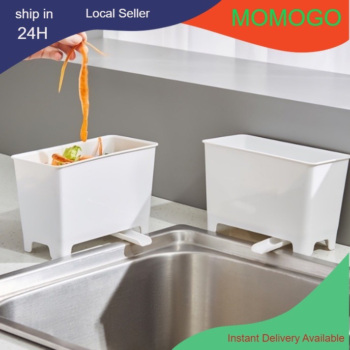 Household Kitchen Waste Bucket Sink Food Residue Storage Box | Shopee ...