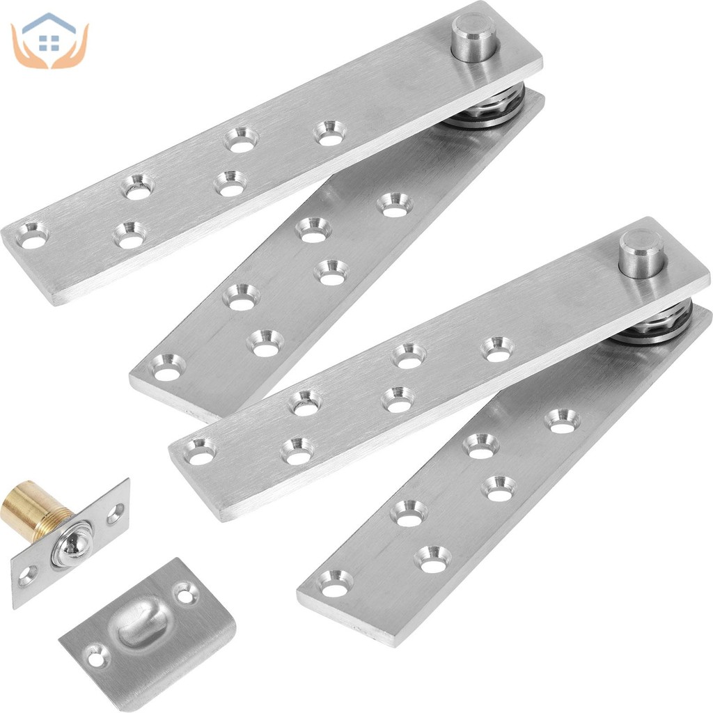 Heavy Duty Hinges 201 Stainless Steel Door Pivot Hinges 300lbs Load ...