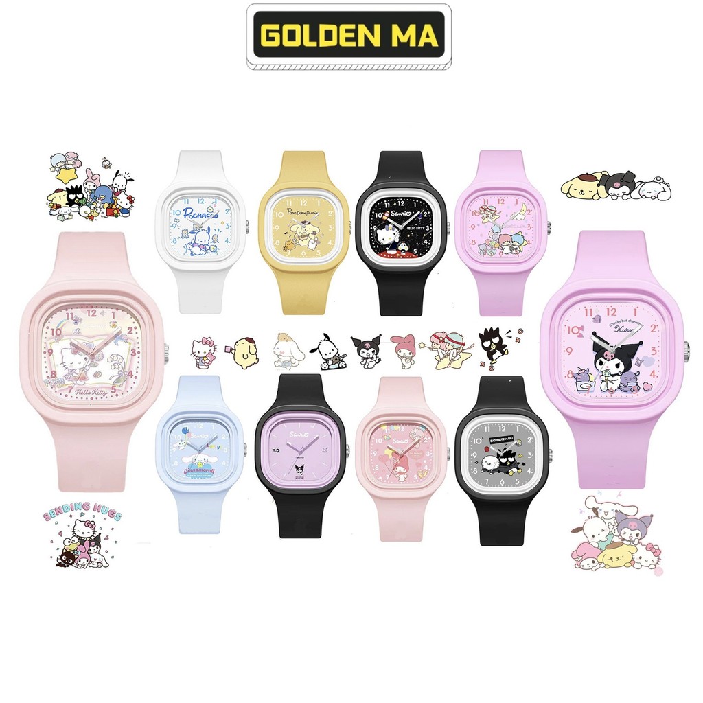 Jam Budak Perempuan Kuromi LED Light Watch for Kids Girls Children ...