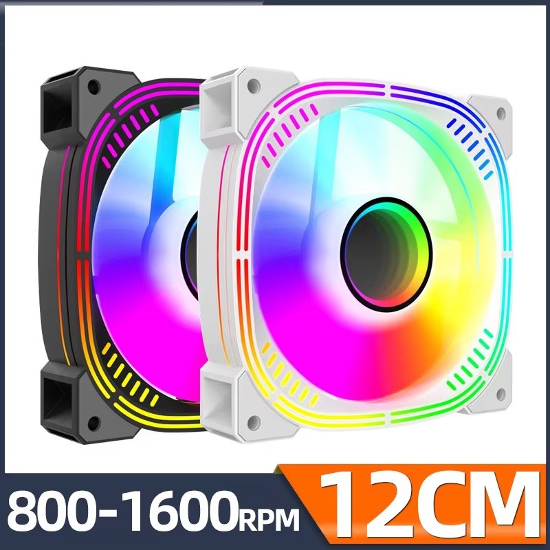 Infinity Mirror RGB Fan 120mm GEN2 ARGB PWM 2 In 1 Front And Back PC ...