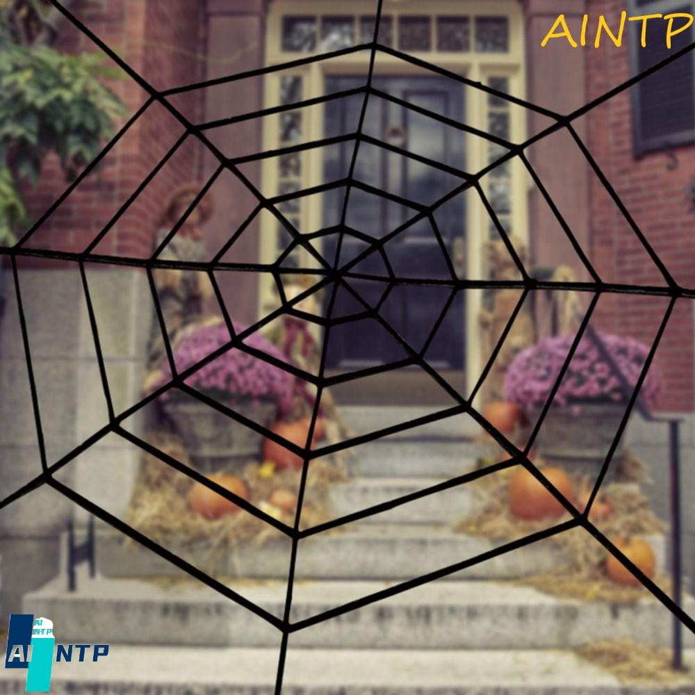 AINTP Halloween Spider Web, Giant Stretchy Halloween Plush Cobweb ...