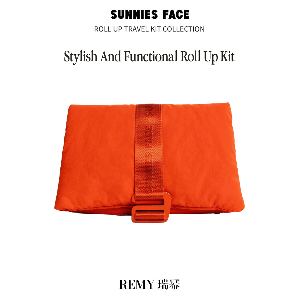 Sunnies Face Roll Up Travel Kit ( Stylish and Functional Roll Up Kit ...