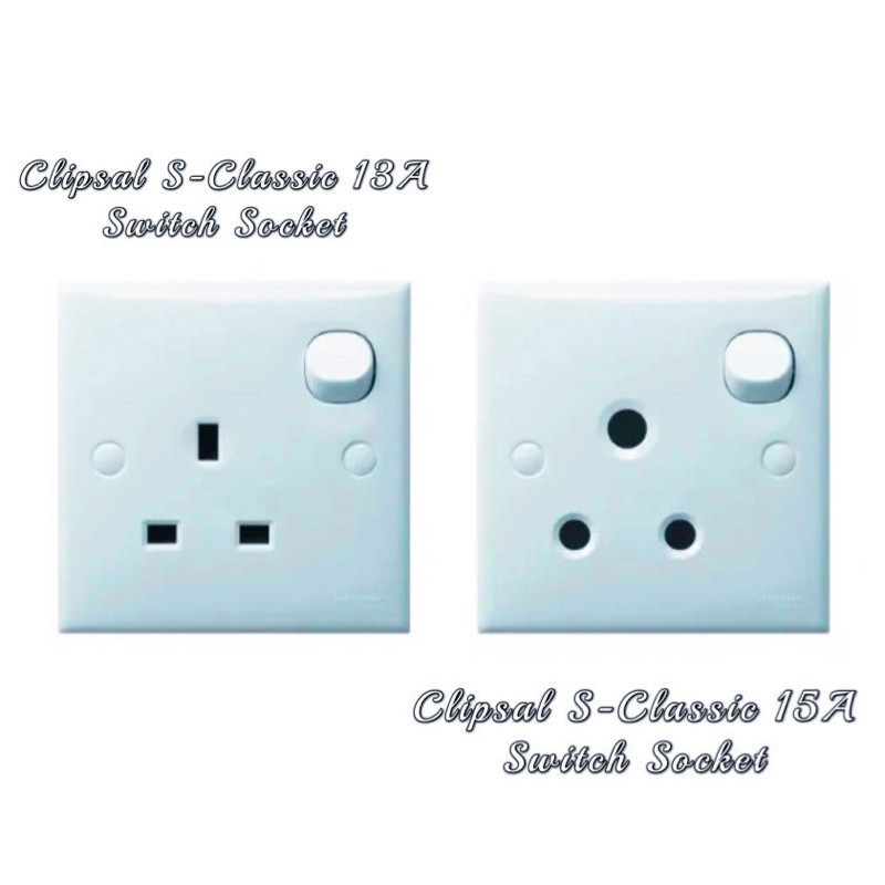 READY DTOCK!!! Clipsal S-Classic 13A Switch Socket / S-Classic Clipsal ...