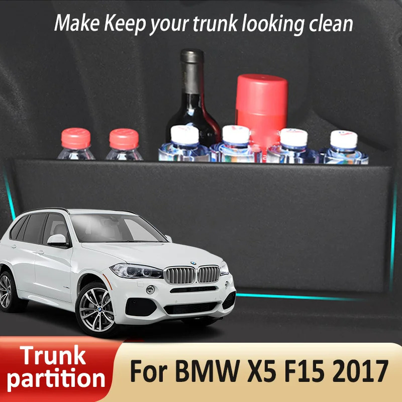 Car Organizer Trunk Side Partition For BMW X5 F15 2017 MK3 Auto Parts ...